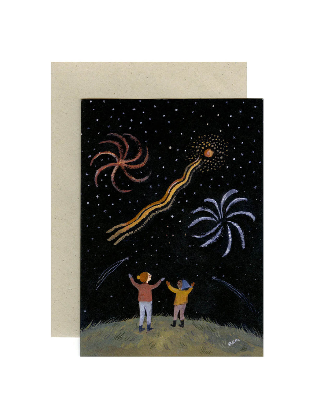 Fireworks card | Papermash UK