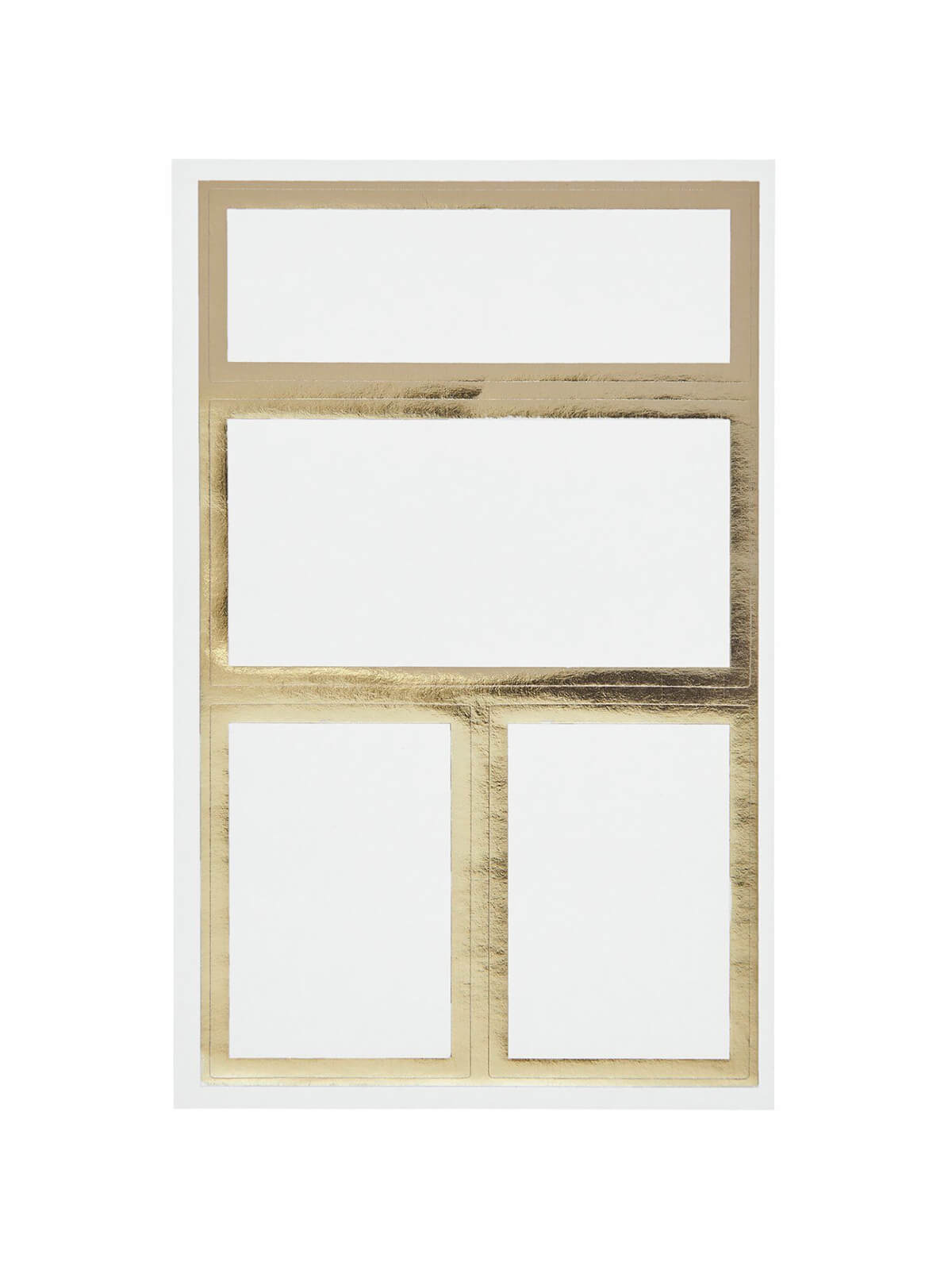 Gold edged labels | Papermash UK