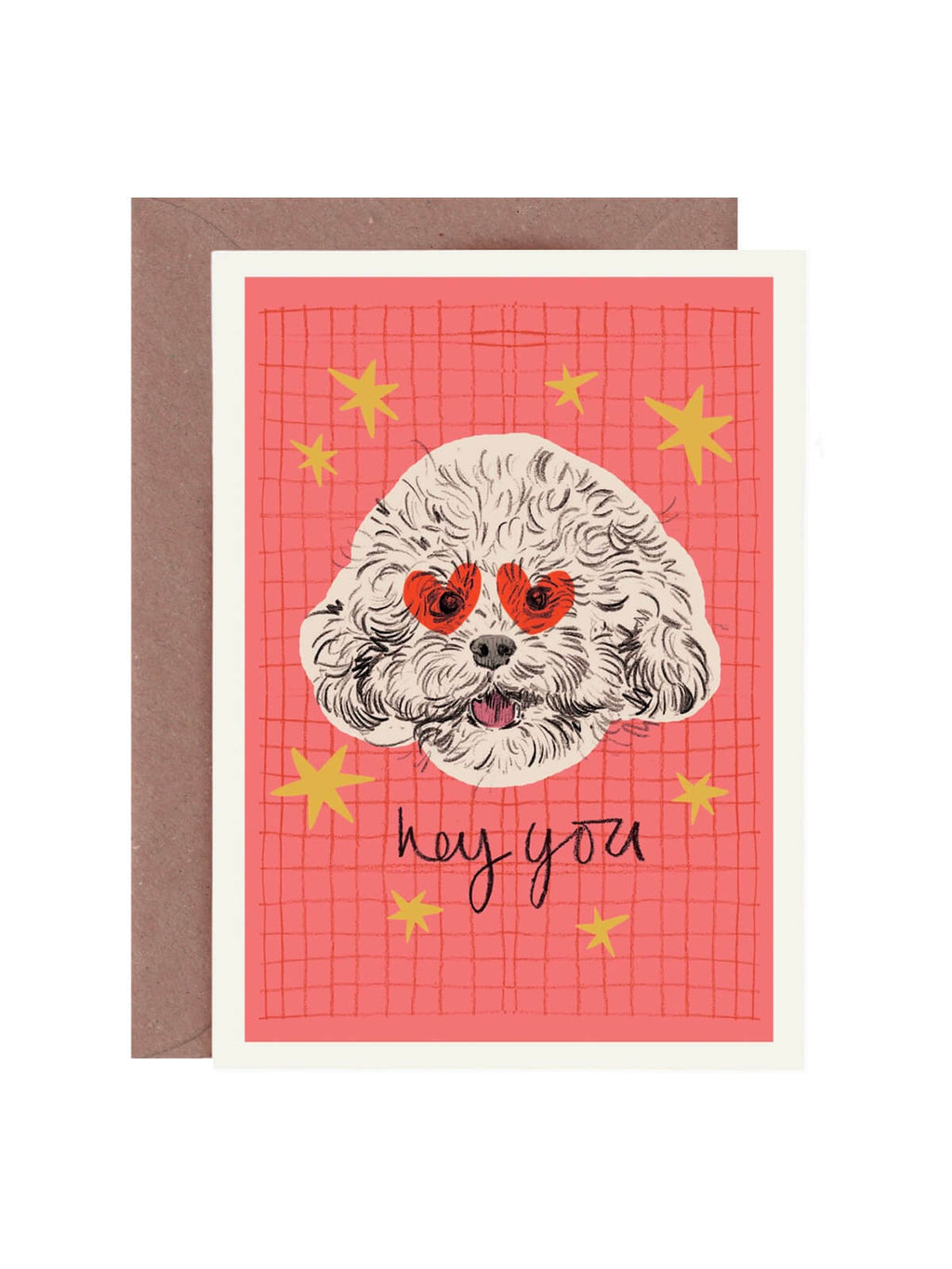 Hey you puppy card | Papermash UK