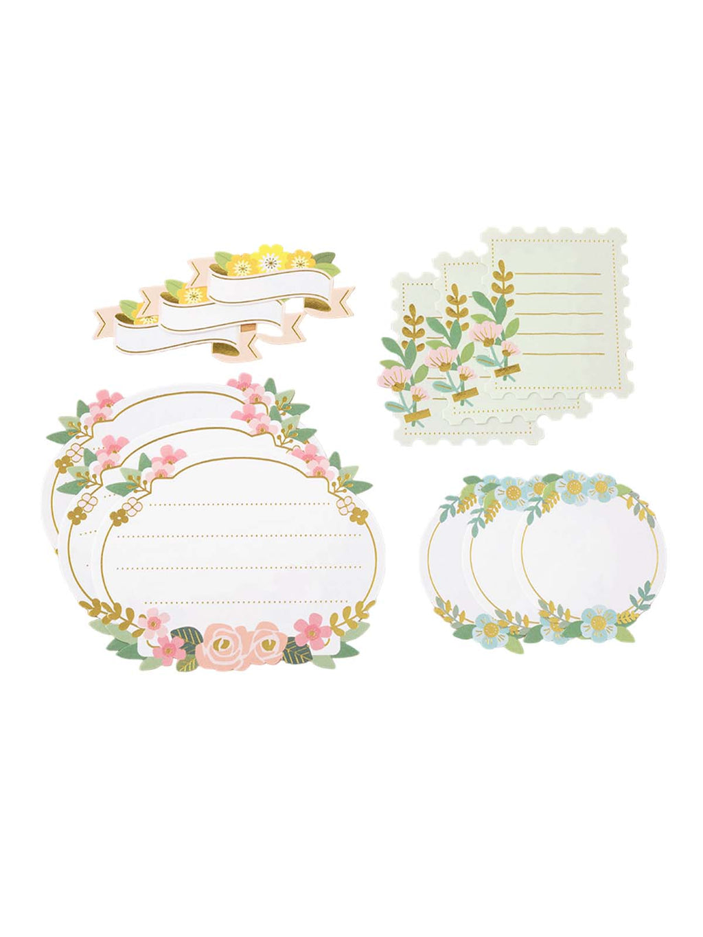 Midori floral labels | Papermash UK