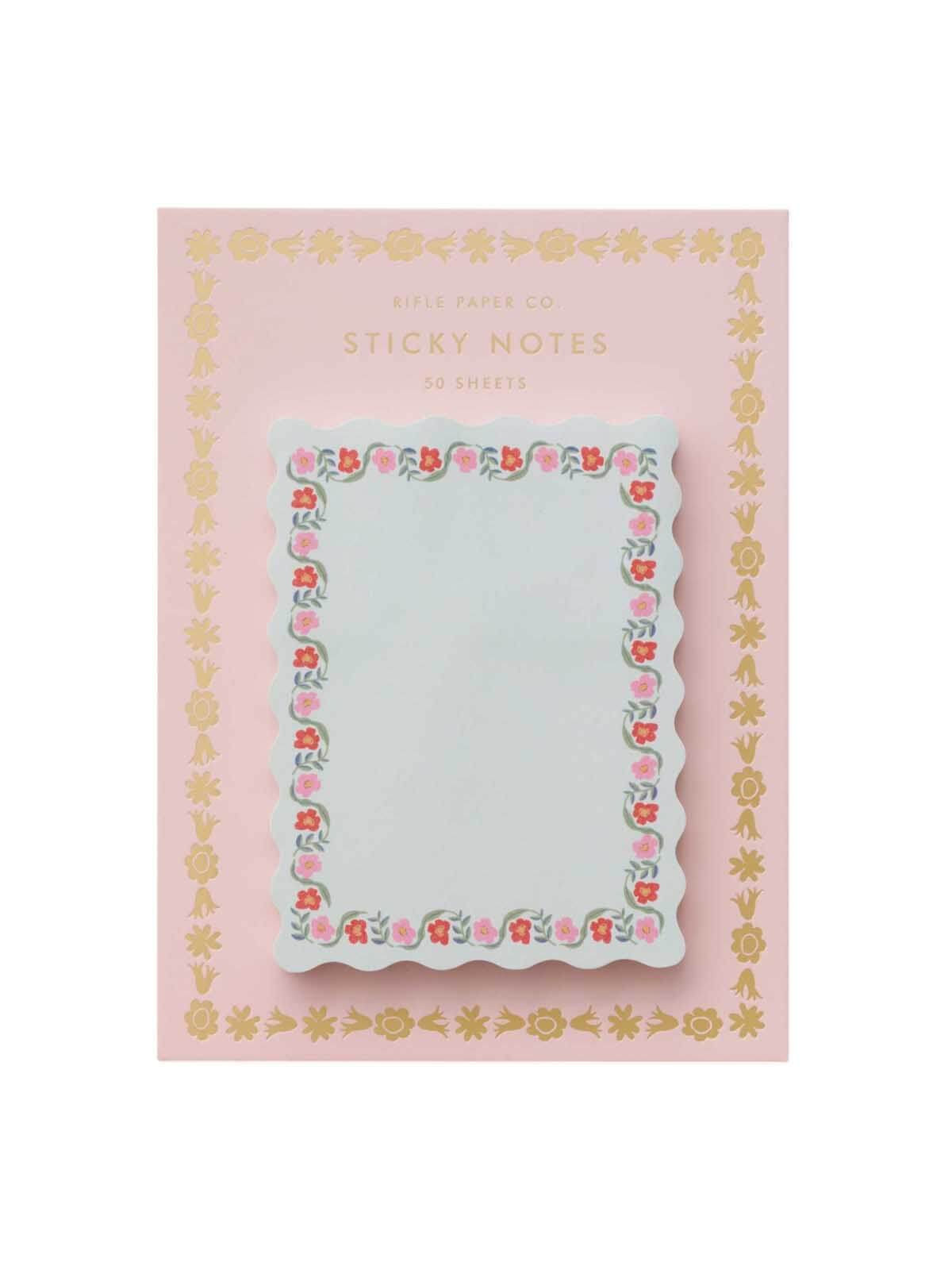 Rifle Paper Co Delphine sticky notes | Papermash UK