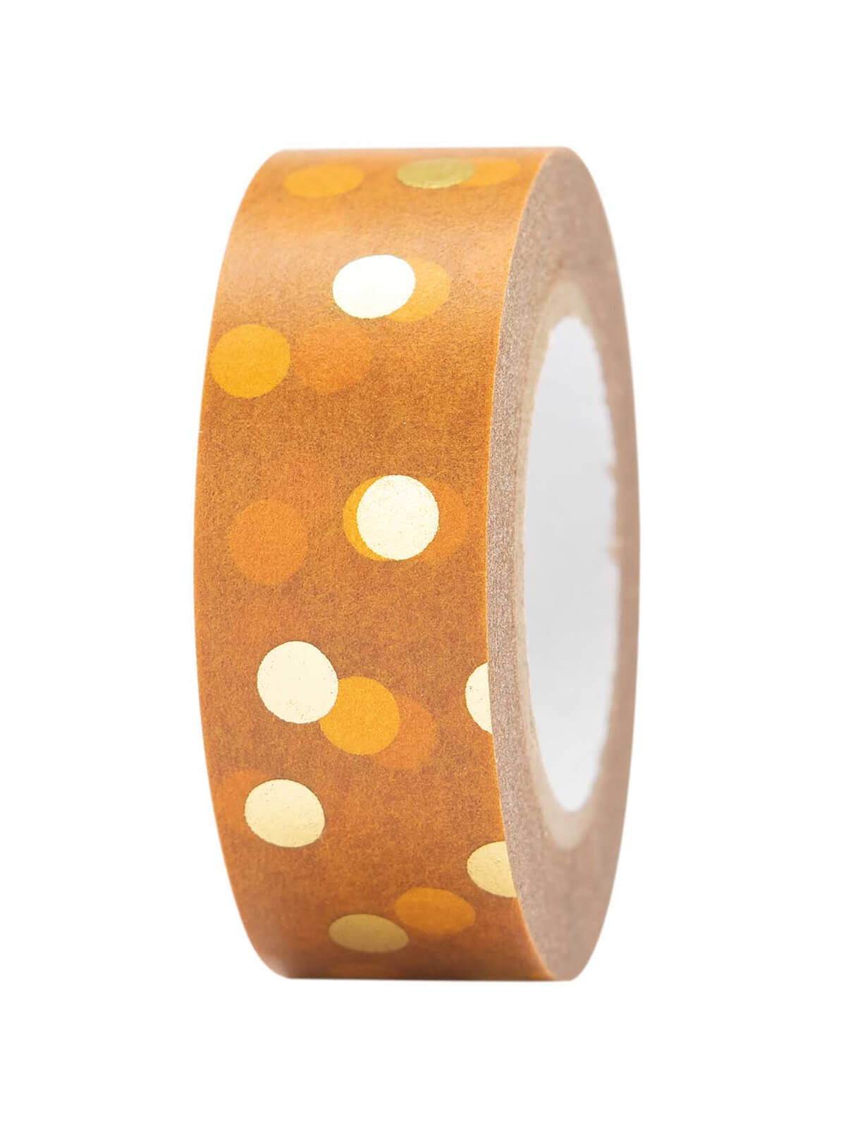 Mustard and gold spotted washi tape | Papermash UK